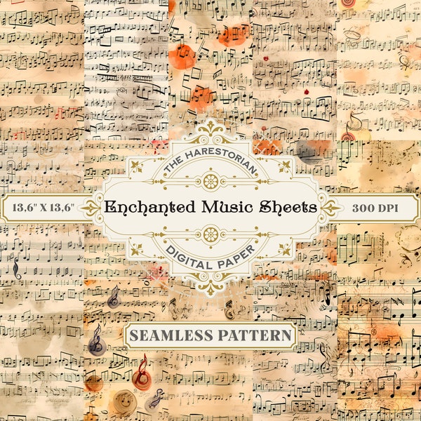 Music Sheets - Etsy