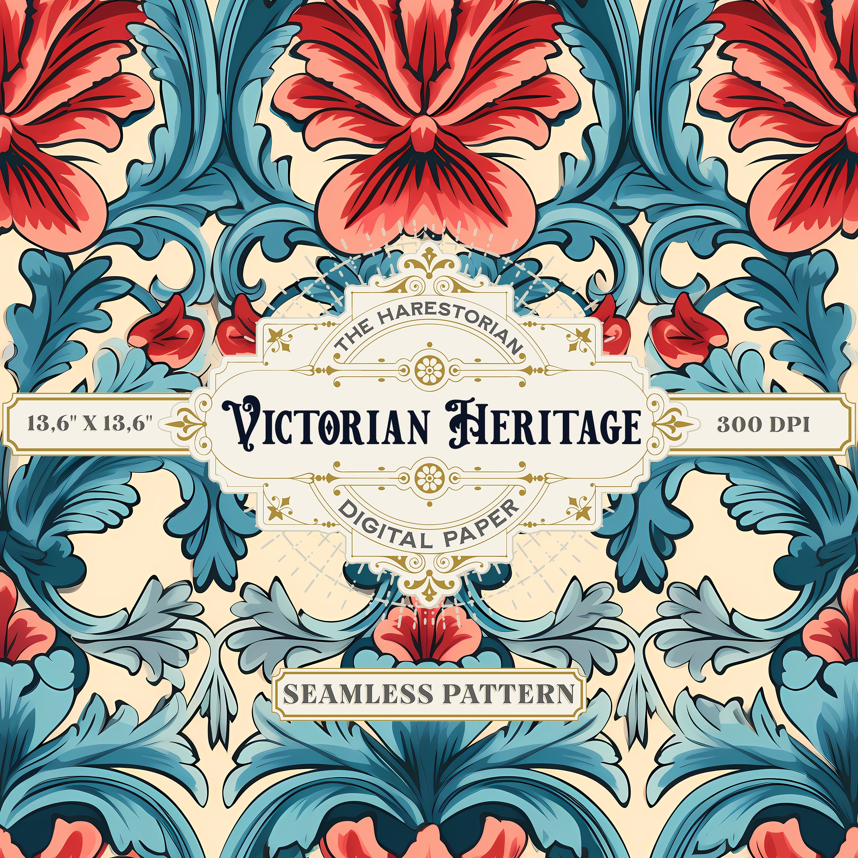 Victorian Heritage set of 19, Digital Art, Instant Download, Printable ...