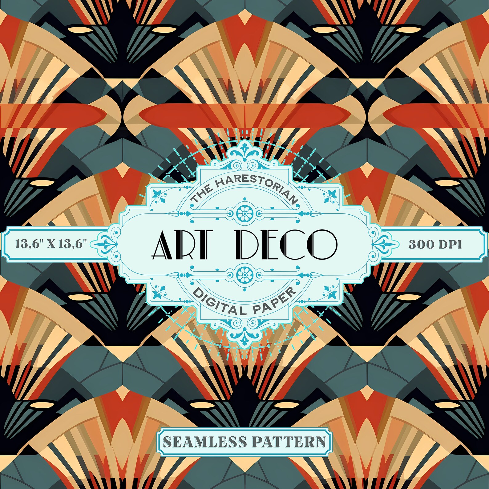 Art Déco Patterns (set of 25), Digital Art, Instant Download, Printable ...
