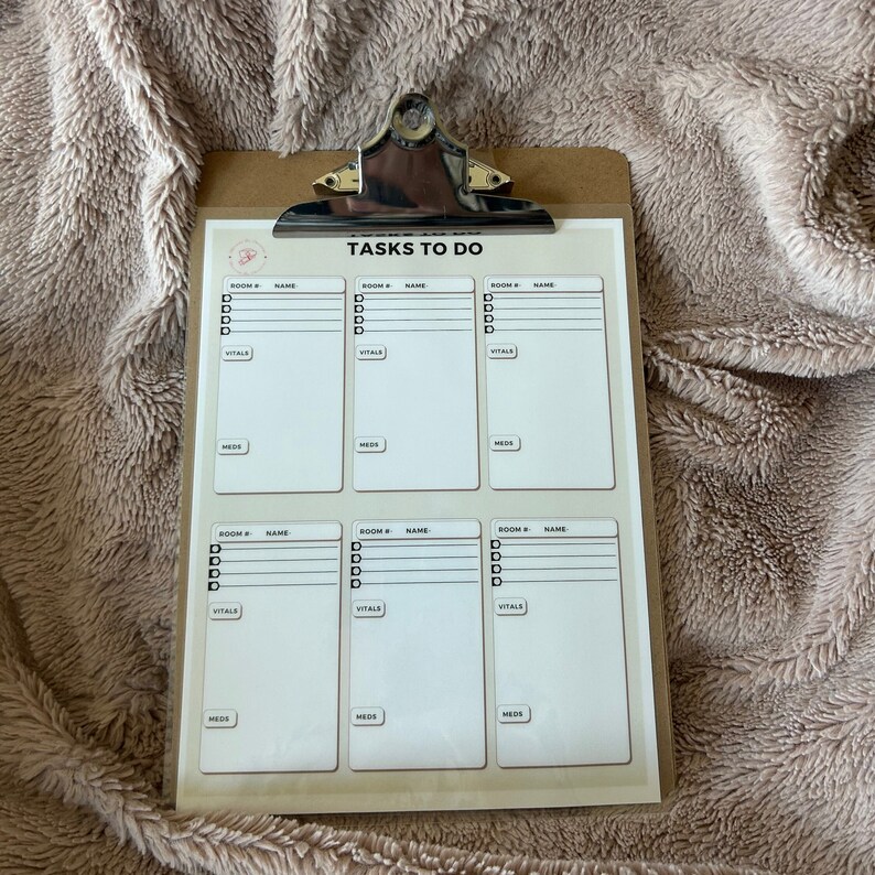 3 Laminated Nursing Report Sheet Bundle, Laminated and Reusable Eco ...