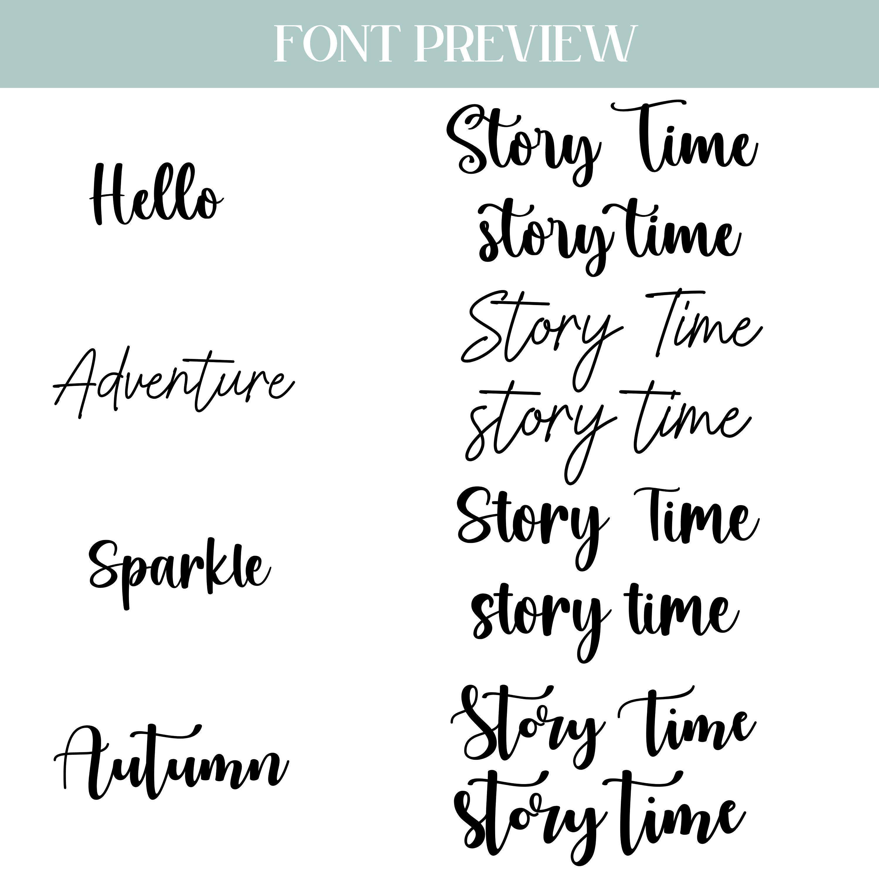 Story Time Wooden Sign, Scandi Nursery Bookshelf Décor, Layered ...