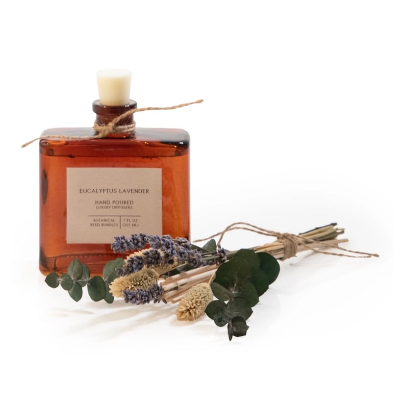 ANDALUCA Eucalyptus Lavender Bouquet Reed Bundle Fragrance Diffuser - Etsy