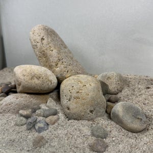 Nano Hardscape Setup: Beach Stones and Pebbles | Aquarium Aquascape ...