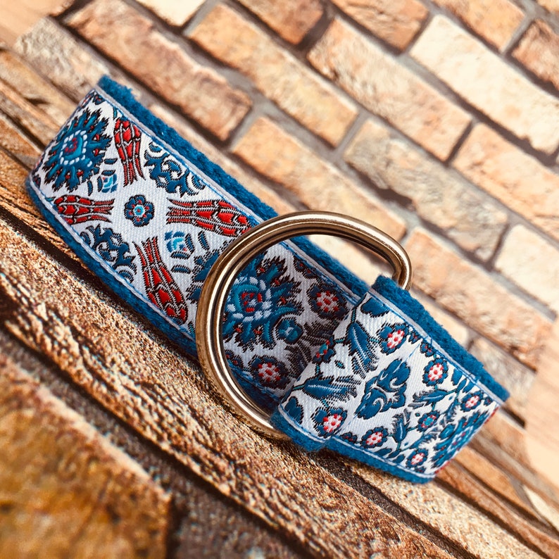 Blue White Fabric Webbing Belt Spring and Summer Ribbon - Etsy