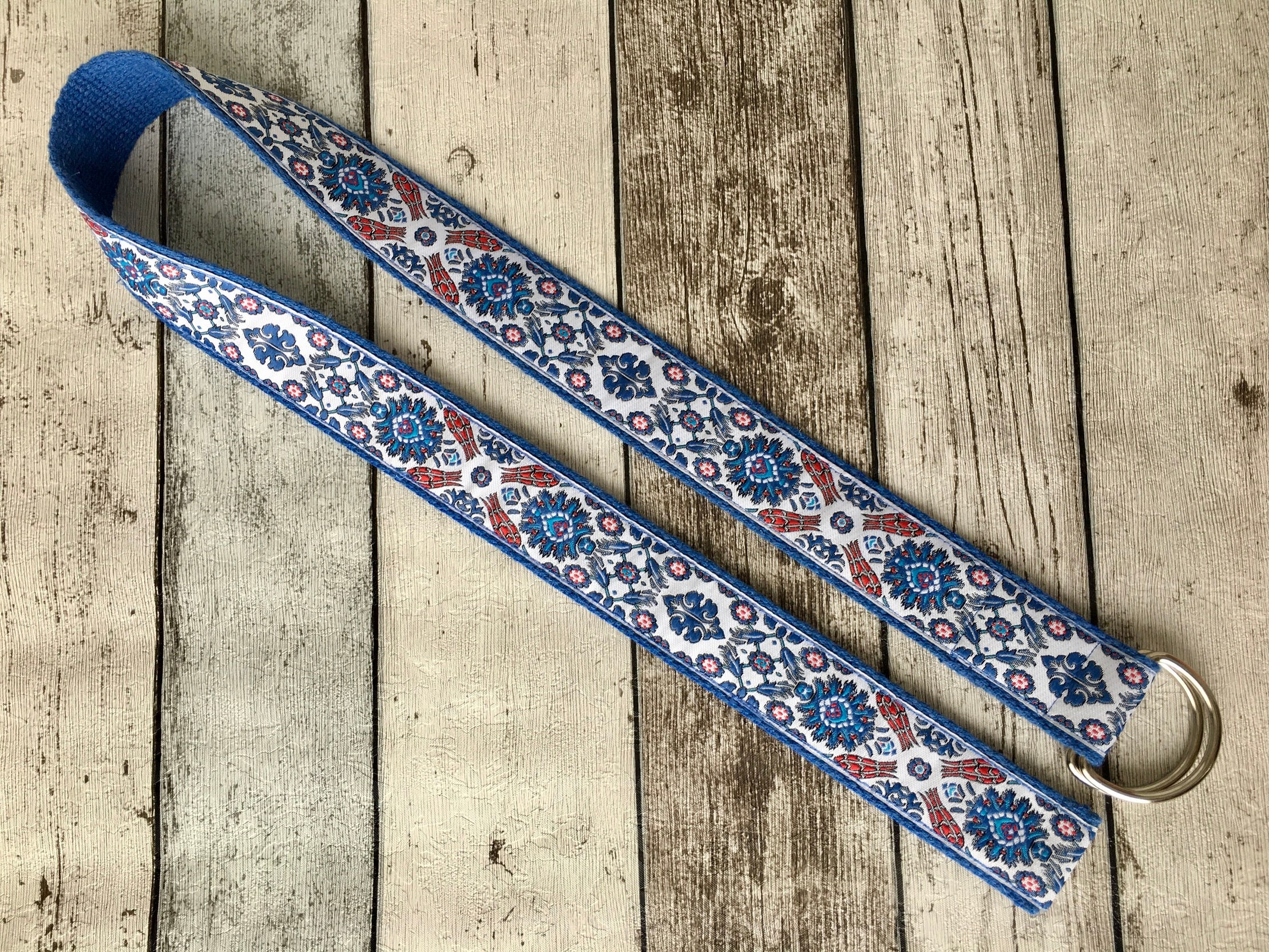 Blue White Fabric Webbing Belt Spring and Summer Ribbon - Etsy