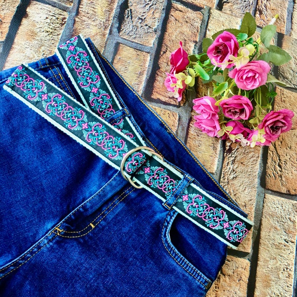 Black Ribbon Belt - Etsy