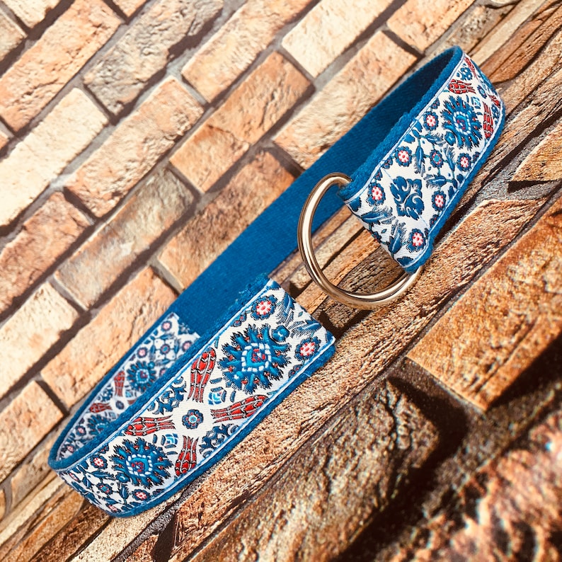 Blue White Fabric Webbing Belt Spring and Summer Ribbon - Etsy