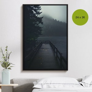 Dark Cottagecore Print | Forest Wall Poster | Goblincore Decor ...