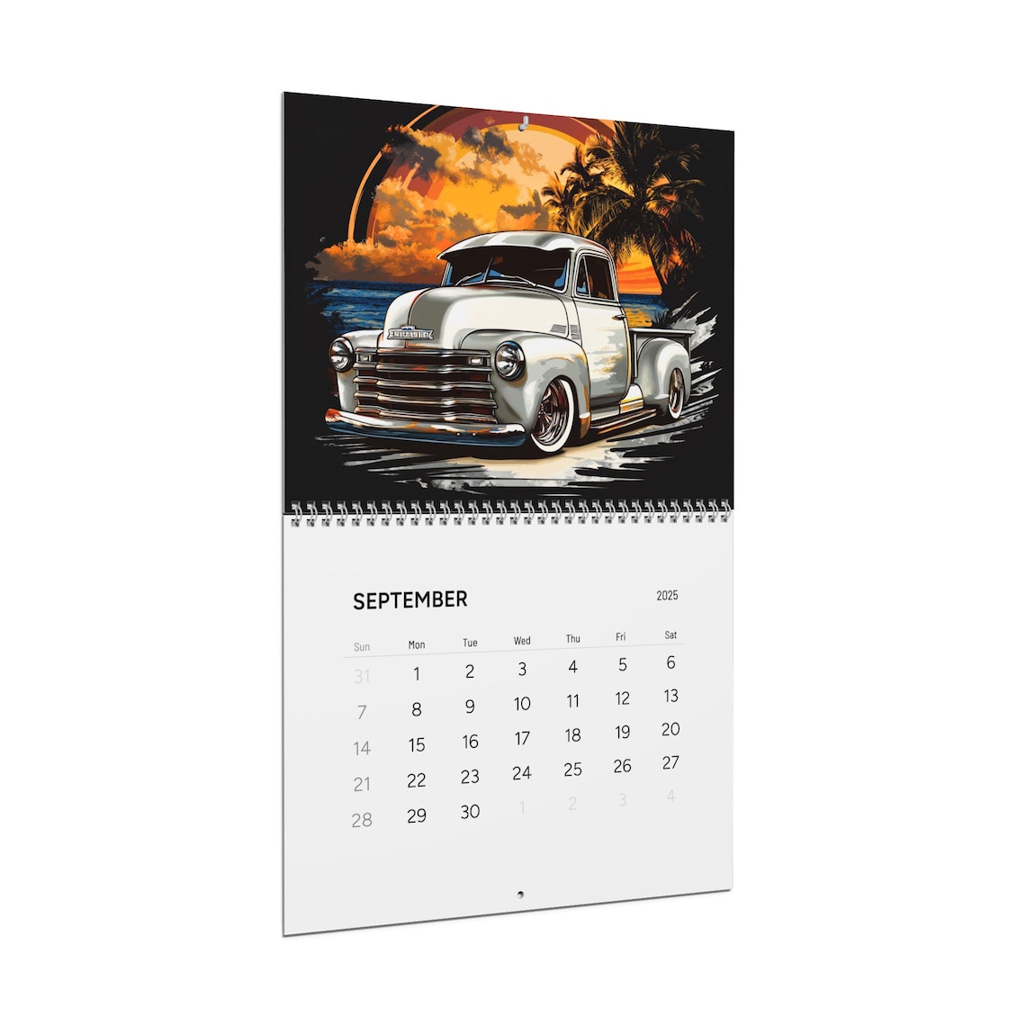 Chevrolet 3100 Truck Lowrider Art 2025 Wall Calendar Chevy Low Rider ...