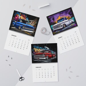 Chevrolet C10 Truck Lowrider Art 2025 Wall Calendar Chevy Low Rider ...