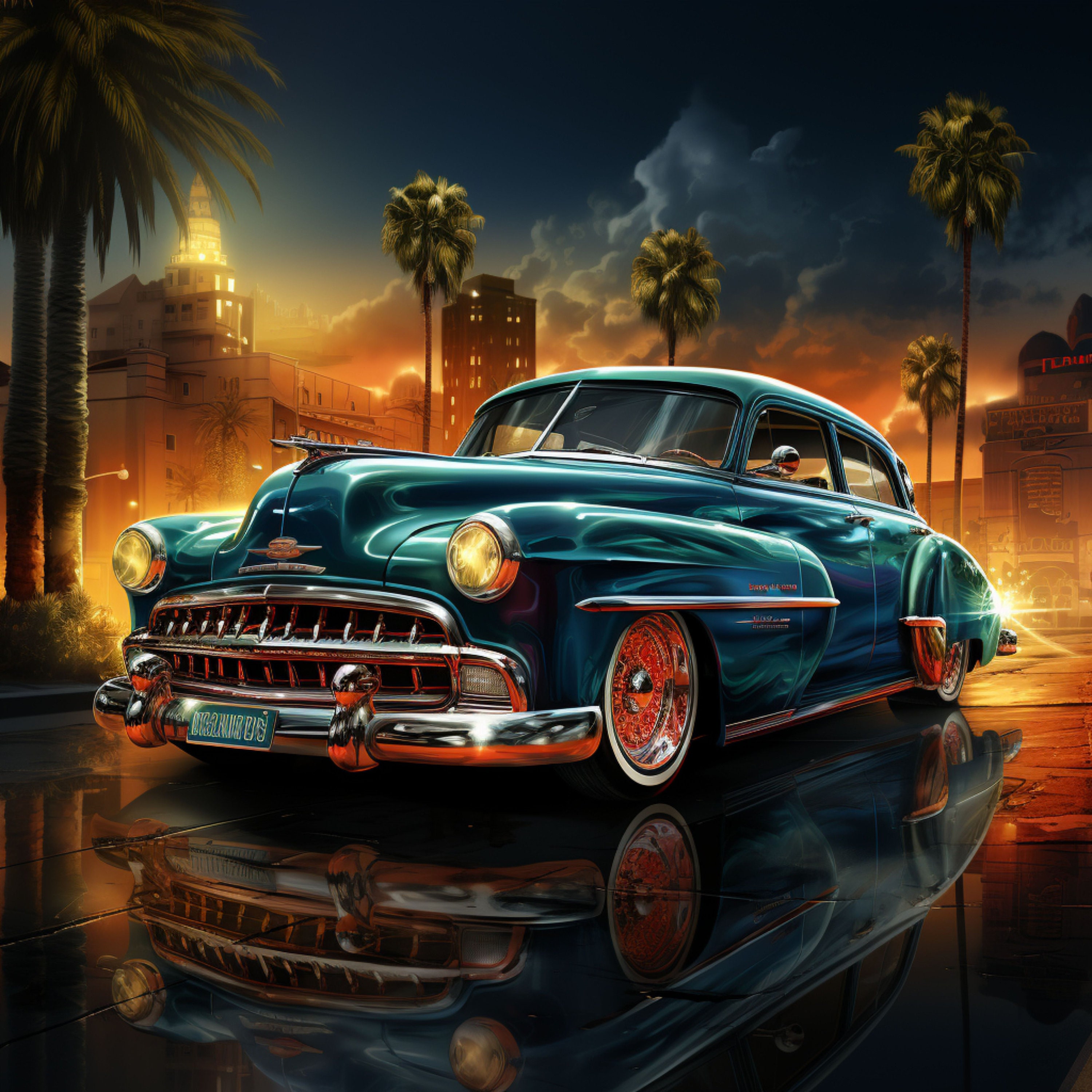 Lowrider Art Poster Low Rider Bomb Chevrolet Cadillac Pontiac - Etsy