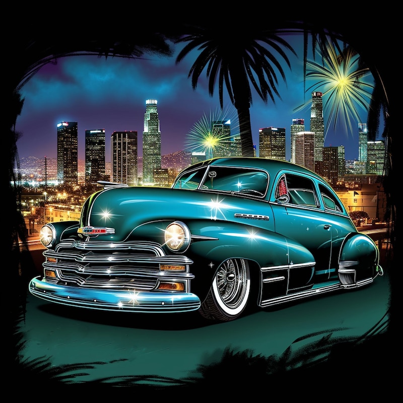 Low Rider Car Poster - Etsy