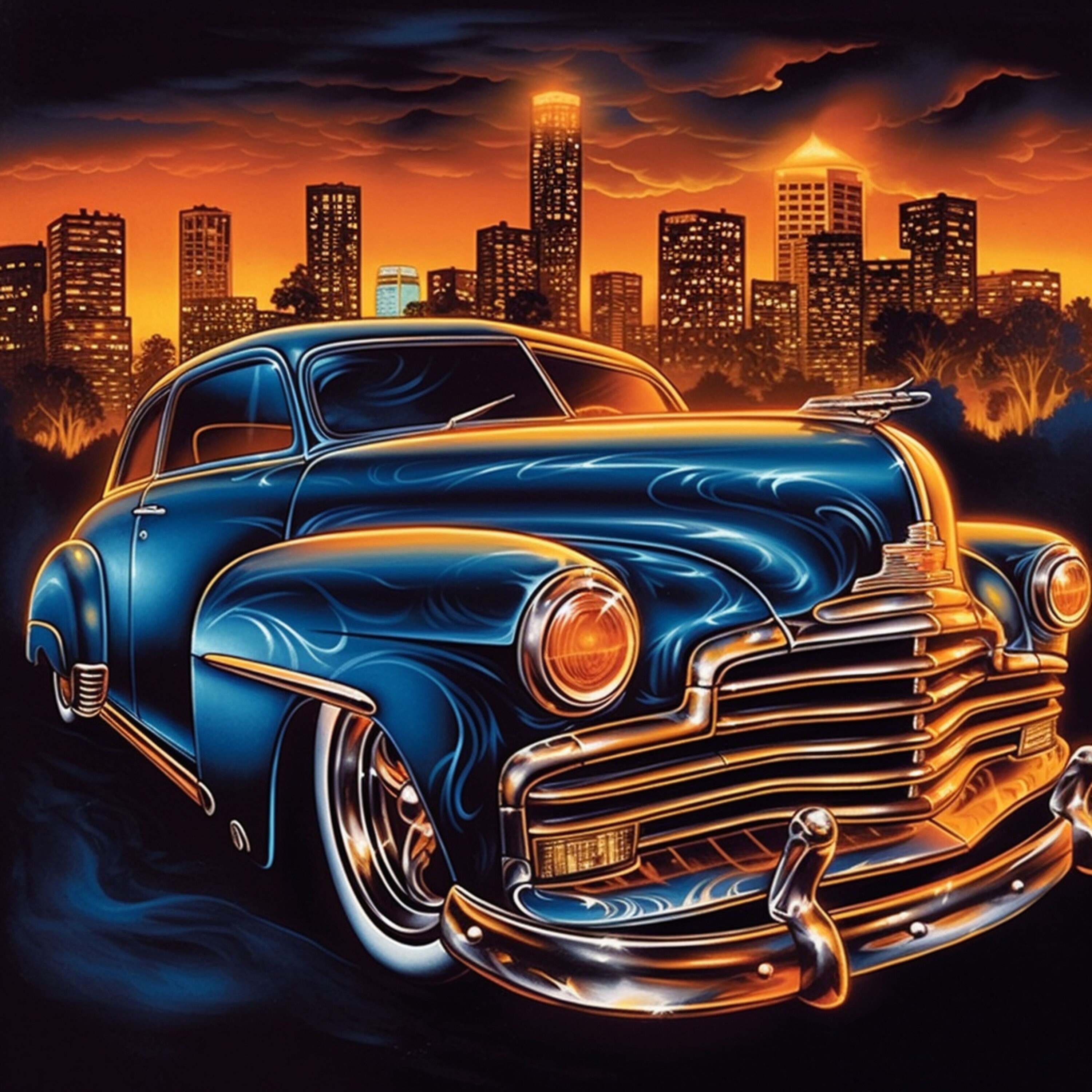Chevrolet Fleetline Chevy Fleetmaster Lowrider Bomb Car Poster - Etsy