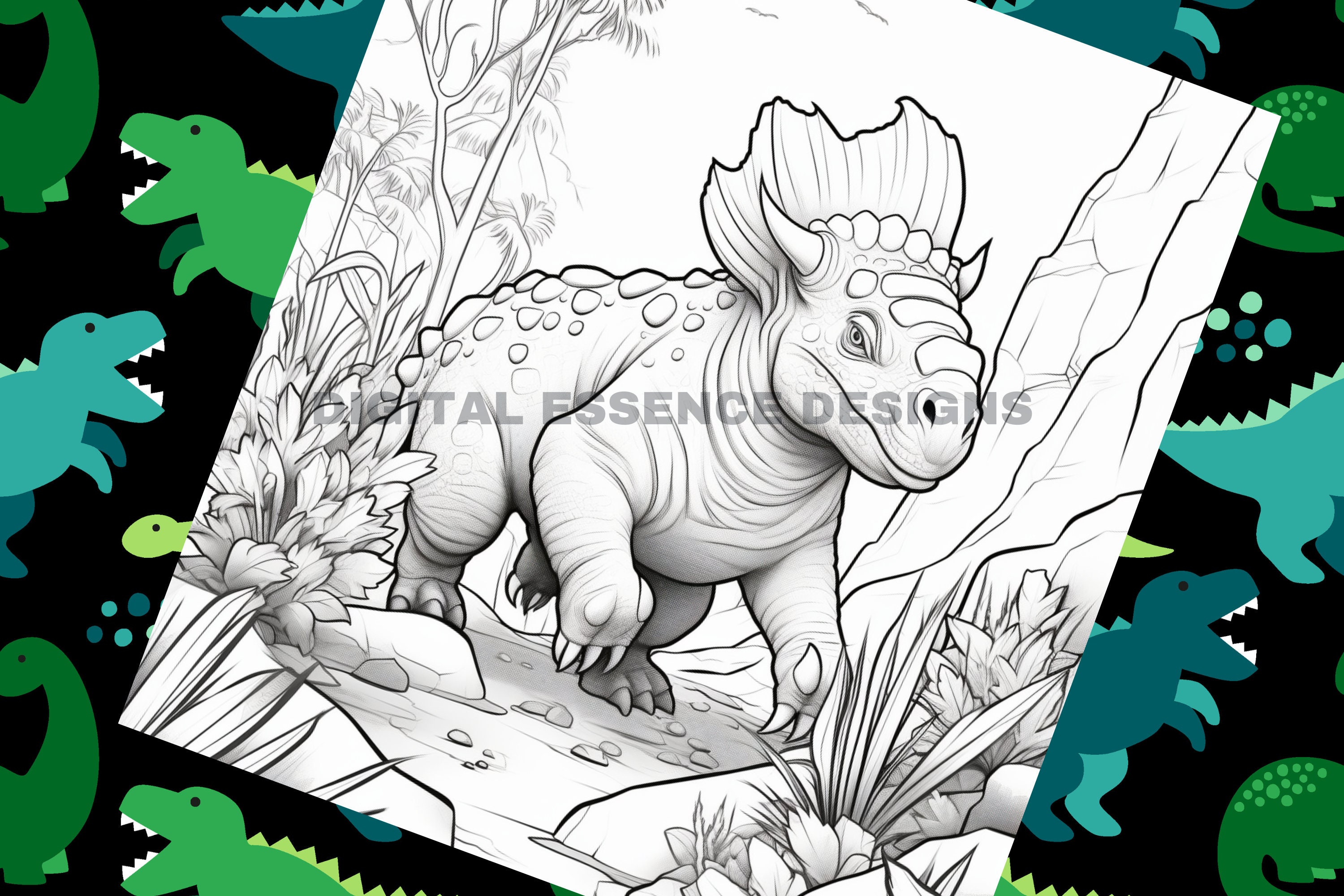 Dinosaur Coloring Pages - 30 Printable Dinosaur Coloring Pages for Kids ...