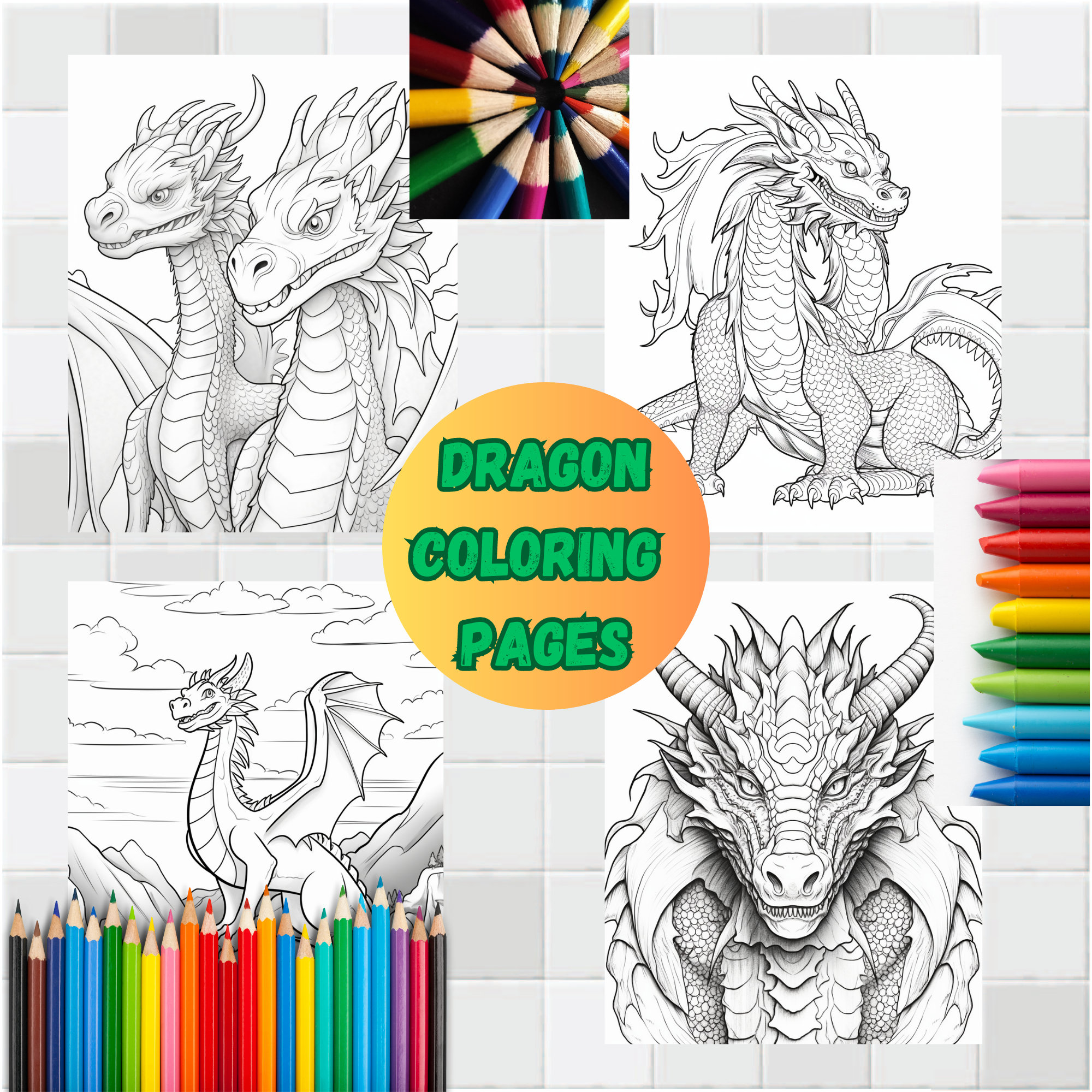 Dragon Coloring Pages, Dragon Coloring Sheets, Printable Coloring Pages ...