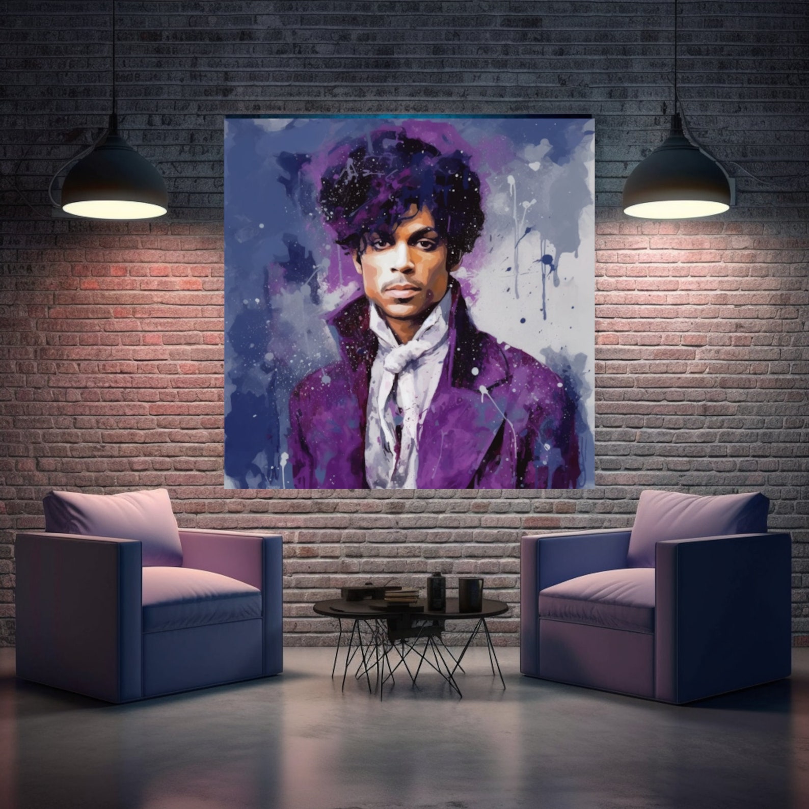 Prince Purple Rain Digital Wall Print, Prince Downloadable Print, Gift ...