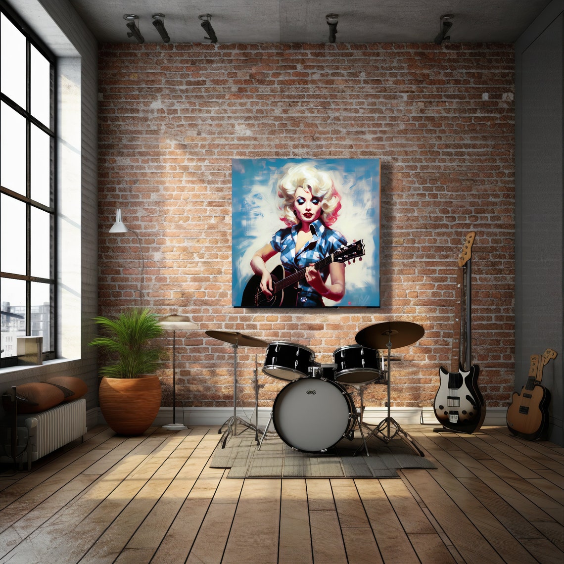 Dolly Parton Digital Wall Print, Dolly Parton Downloadable Print, Gift ...