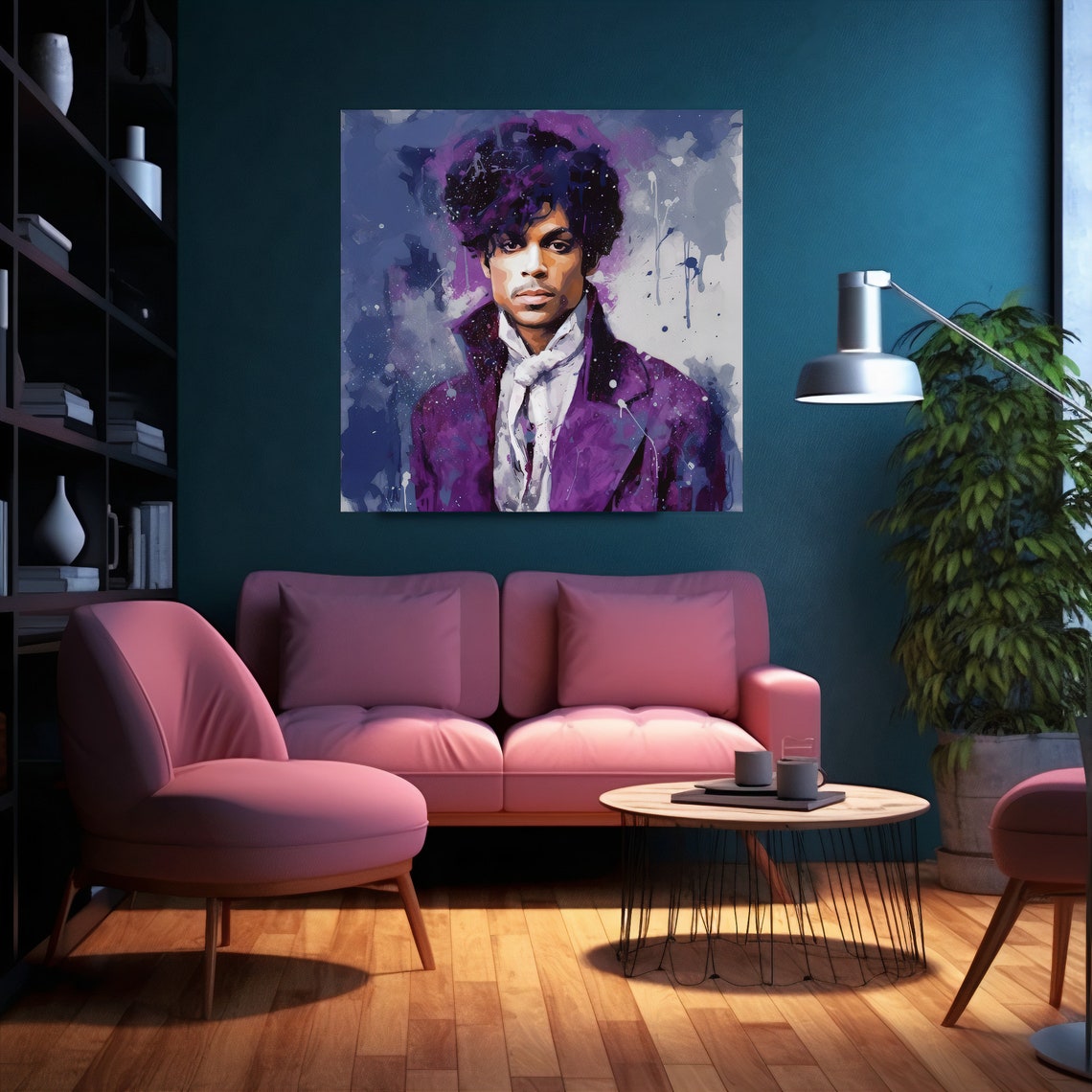 Prince Purple Rain Digital Wall Print, Prince Downloadable Print, Gift ...