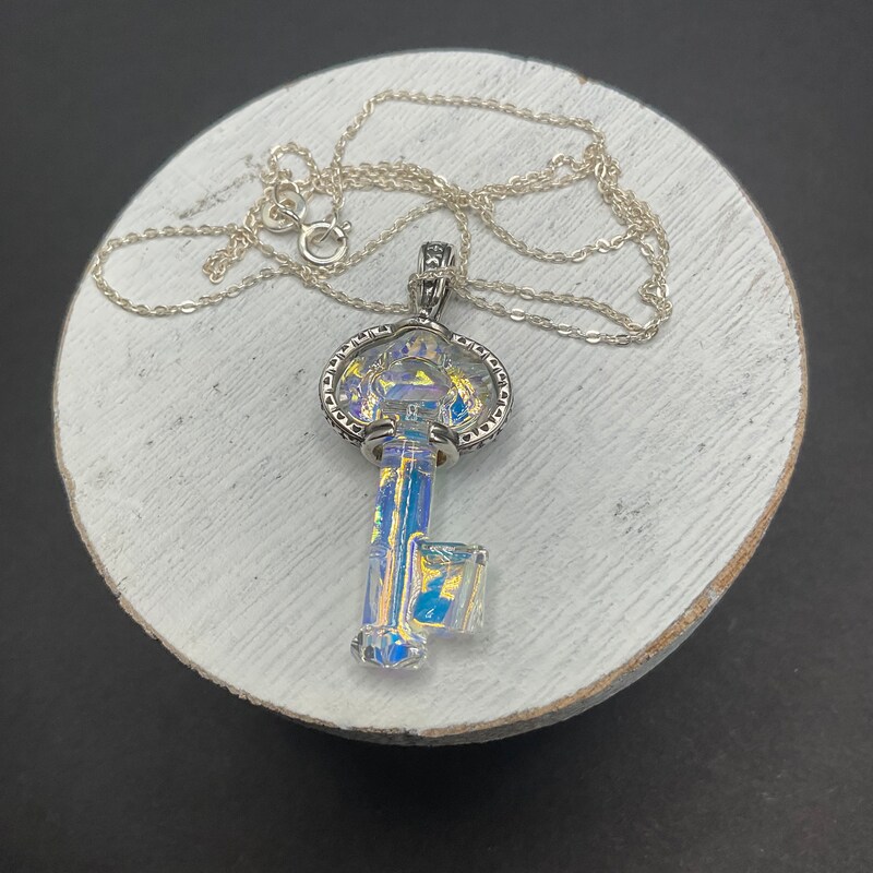 Long Key Necklace - Etsy