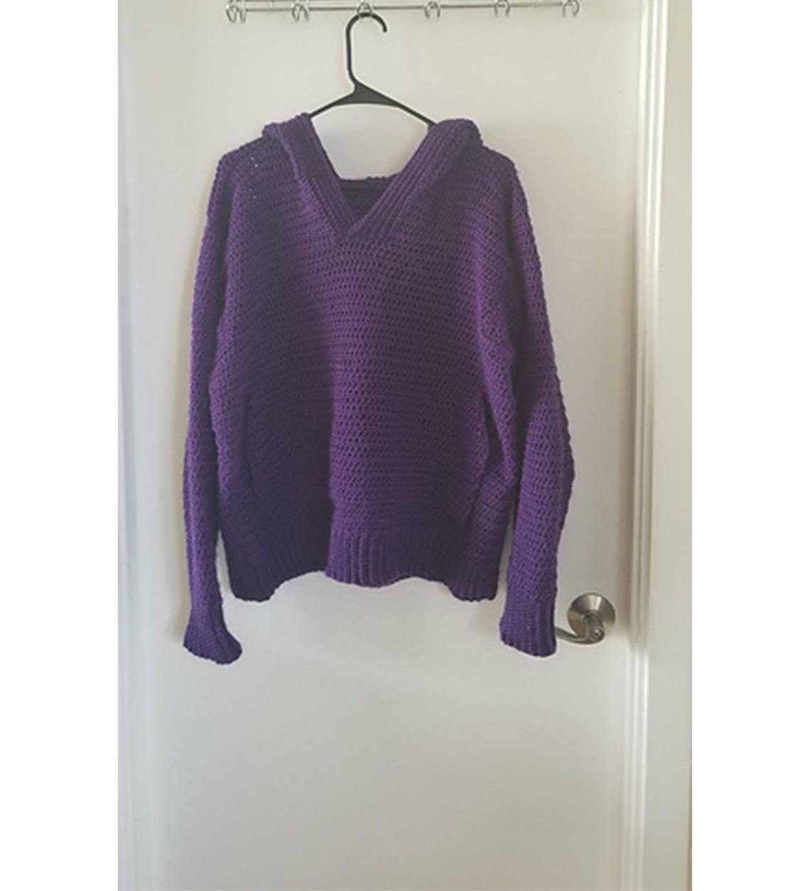 Hoodie Sweater Crochet Pattern, Sizes XS-4XL, Trendy Sweater Crochet ...
