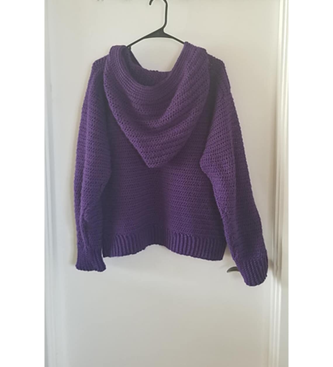 Hoodie Sweater Crochet Pattern, Sizes XS-4XL, Trendy Sweater Crochet ...