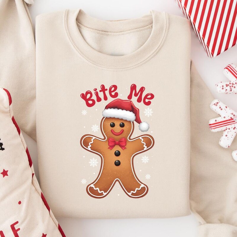 Gingerbread Sweatshirt - Etsy