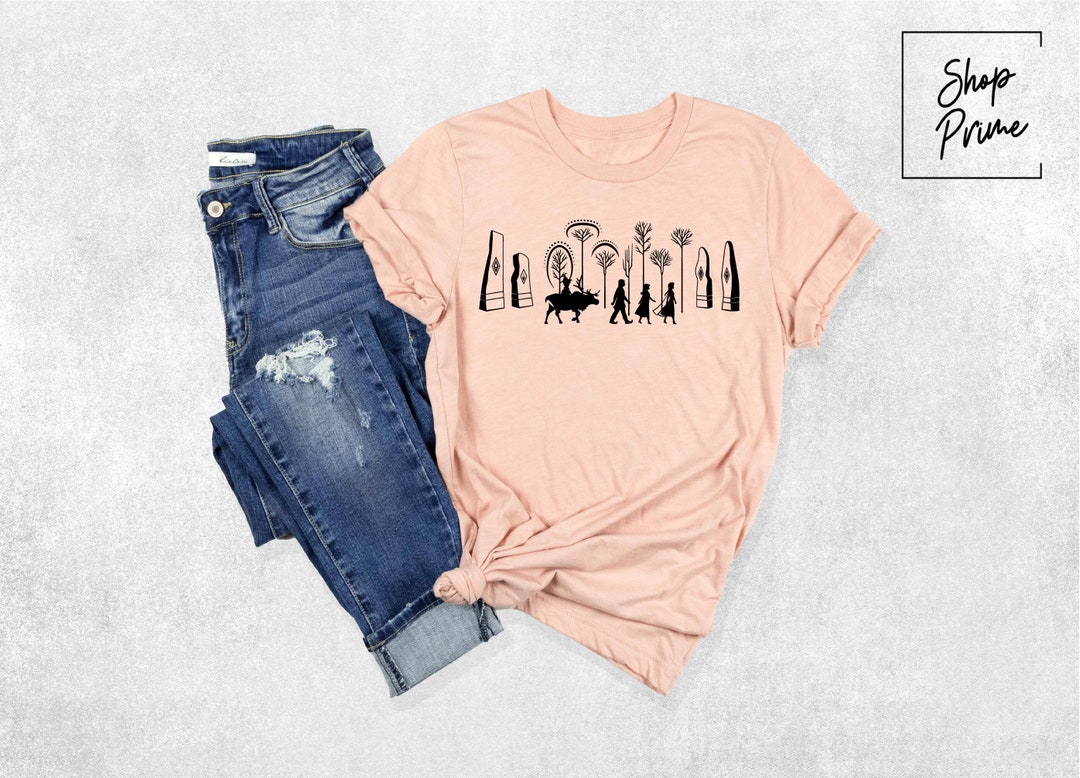 Frozen T-shirt, Frozen Movie Characters Shirt, Anna Elsa Olaf Kristoff ...