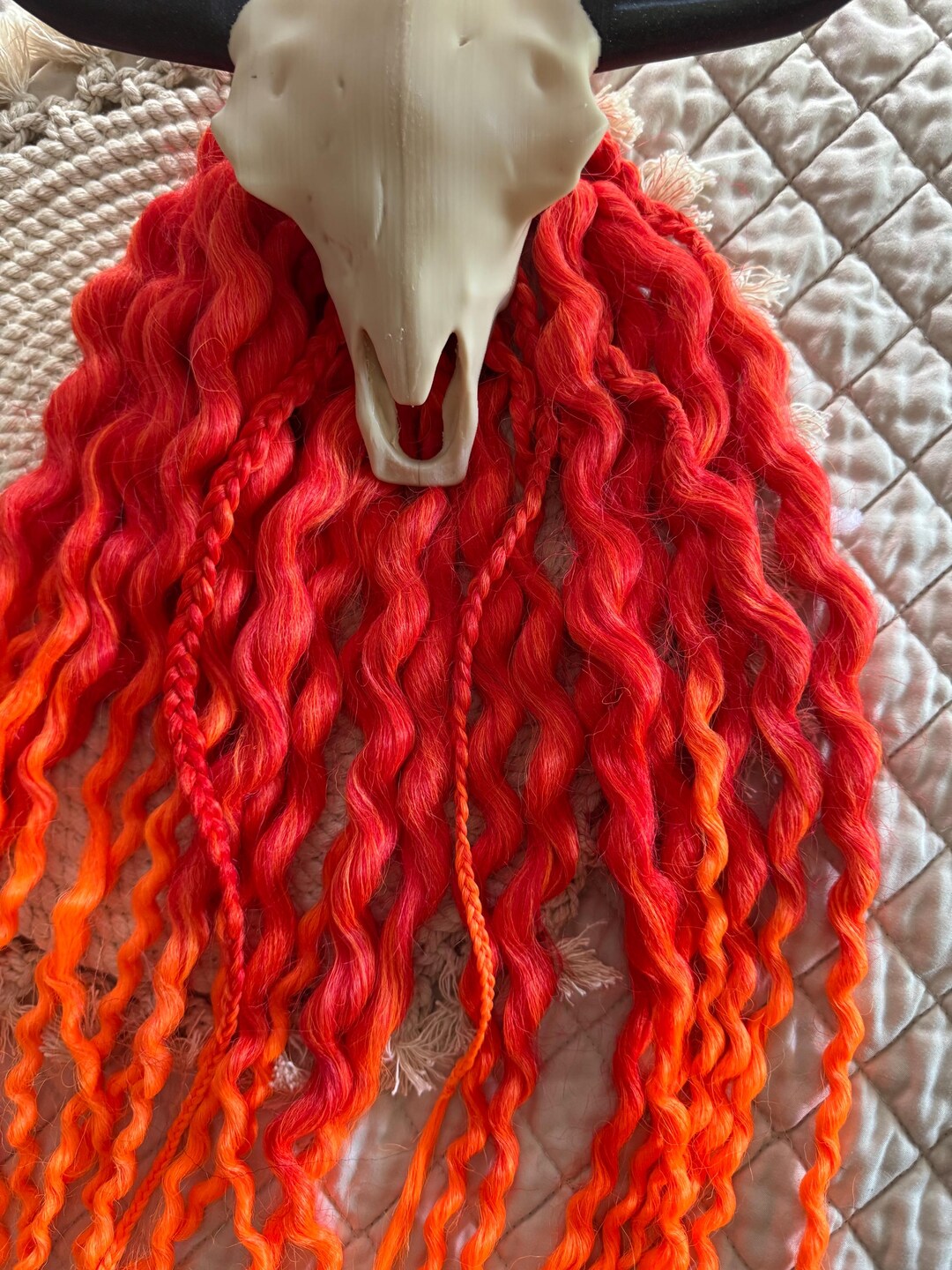 Fire Wavy Double Ended Wavy Boho Dreads - Etsy