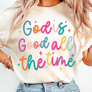 God is Good All the Time PNG Preppy Png, Christian Png, Boho Hippie ...