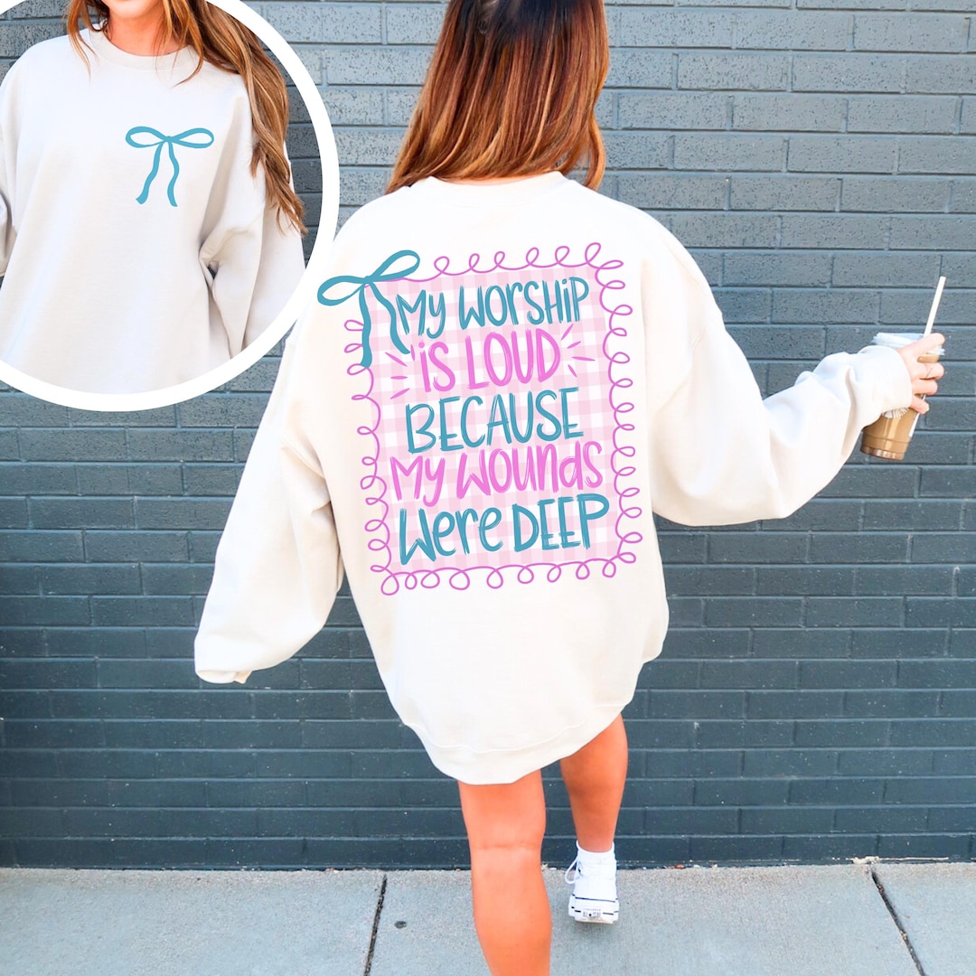 Jesus Png File My Worship is Loud PNG Preppy Christian Women Design ...