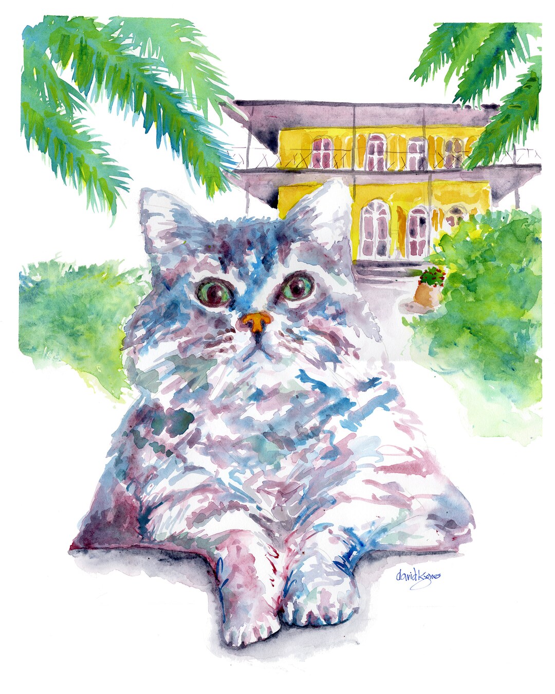 Key West Hemingway House Cat, Island Art, Ernest Hemingway, Polydactyl ...