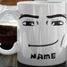 Personalized Roblox Man Face Mug Roblox Man Face Gaming Mug Gamer Gift ...