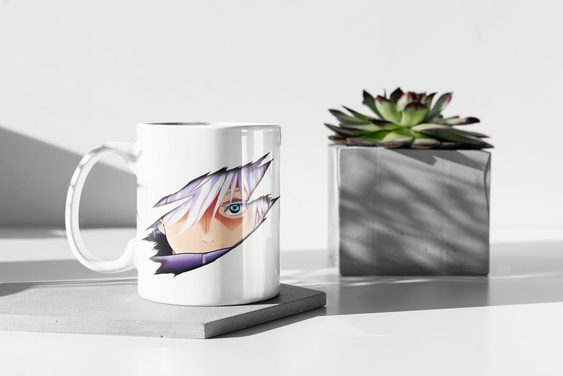 Gojo Satoru, Anime Fan, Anime Mug, Anime Coffee Mug, Jujutsu Kaisen ...