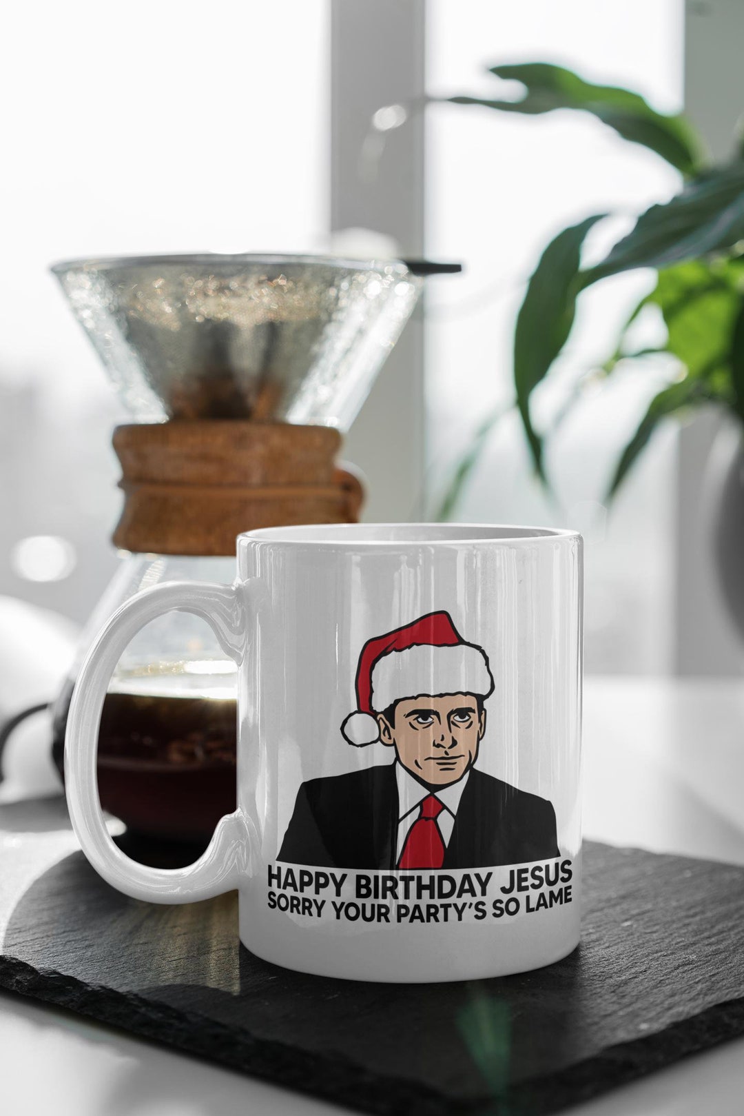 Happy Birthday Jesus Your Party is so Lame Michael Scott Mug the Office ...