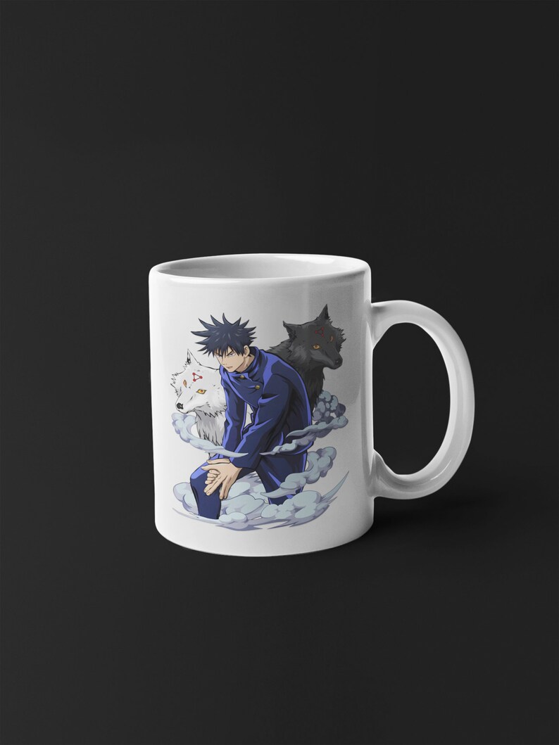 Jujutsu Kaisen Megumi Fushiguro Gift, Anime Funny Mug, Anime Lover Gift ...