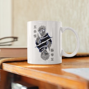 Jujutsu Kaisen Satoru Gojo Gift Anime Funny Mug Anime Lover Gift 11 Oz ...