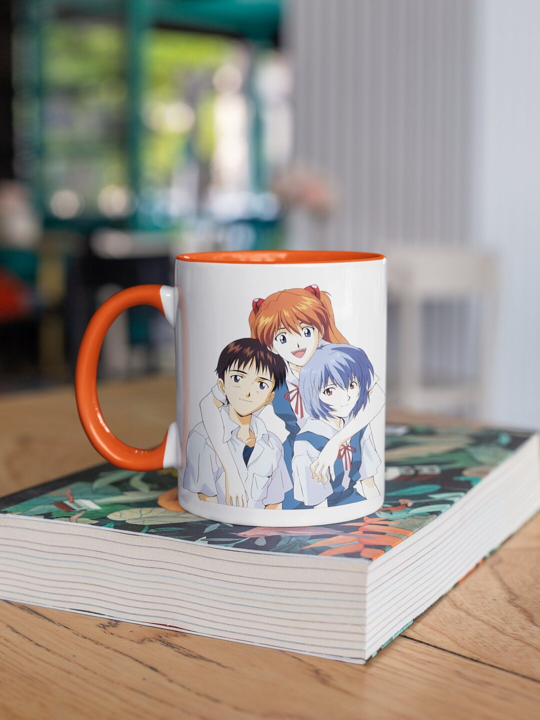 Shinji Asuka Neon Genesis Evangelion Anime Coffee Mug Birthday Party ...