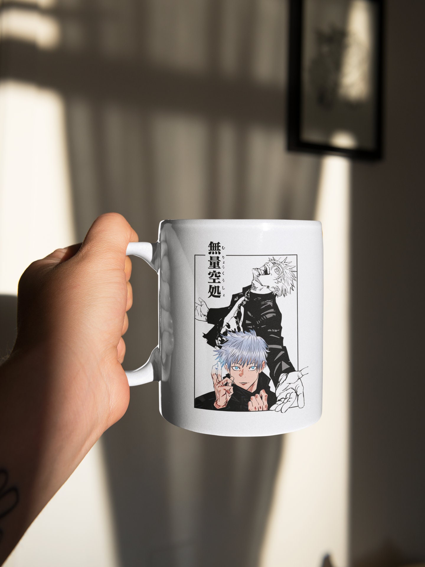Gojo Satoru, Anime Fan, Anime Mug, Anime Coffee Mug, Cute Gift, Anime ...