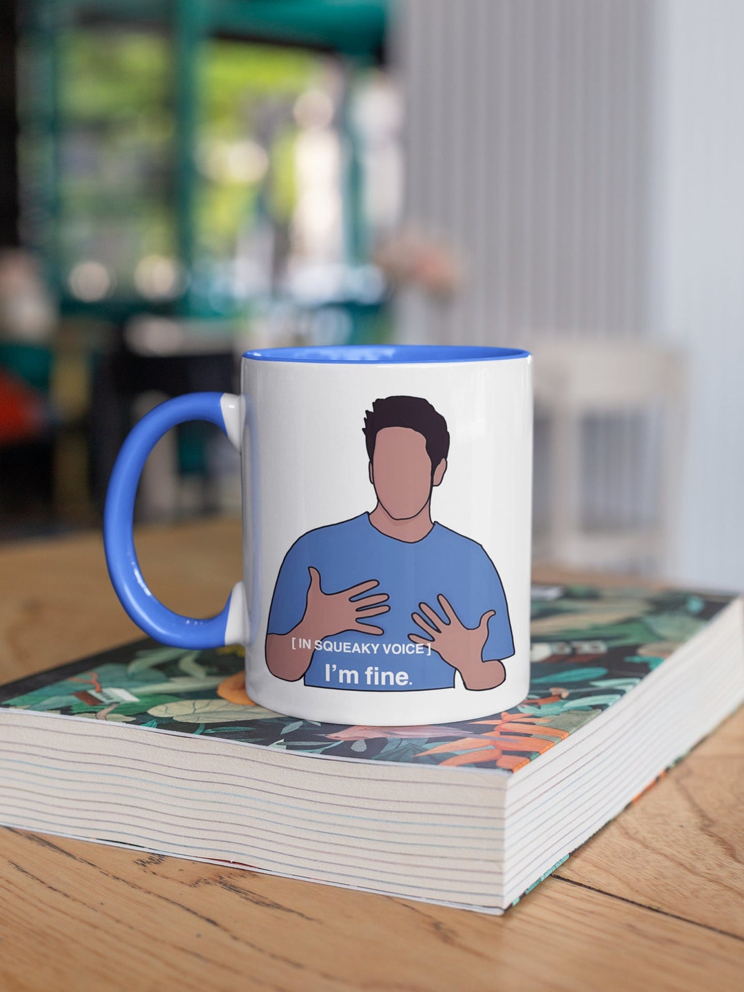 I'm Fine Ross in Squeaky Voice Ross Geller Friends Design TV Show ...