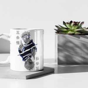 Jujutsu Kaisen Satoru Gojo Gift Anime Funny Mug Anime Lover Gift 11 Oz ...