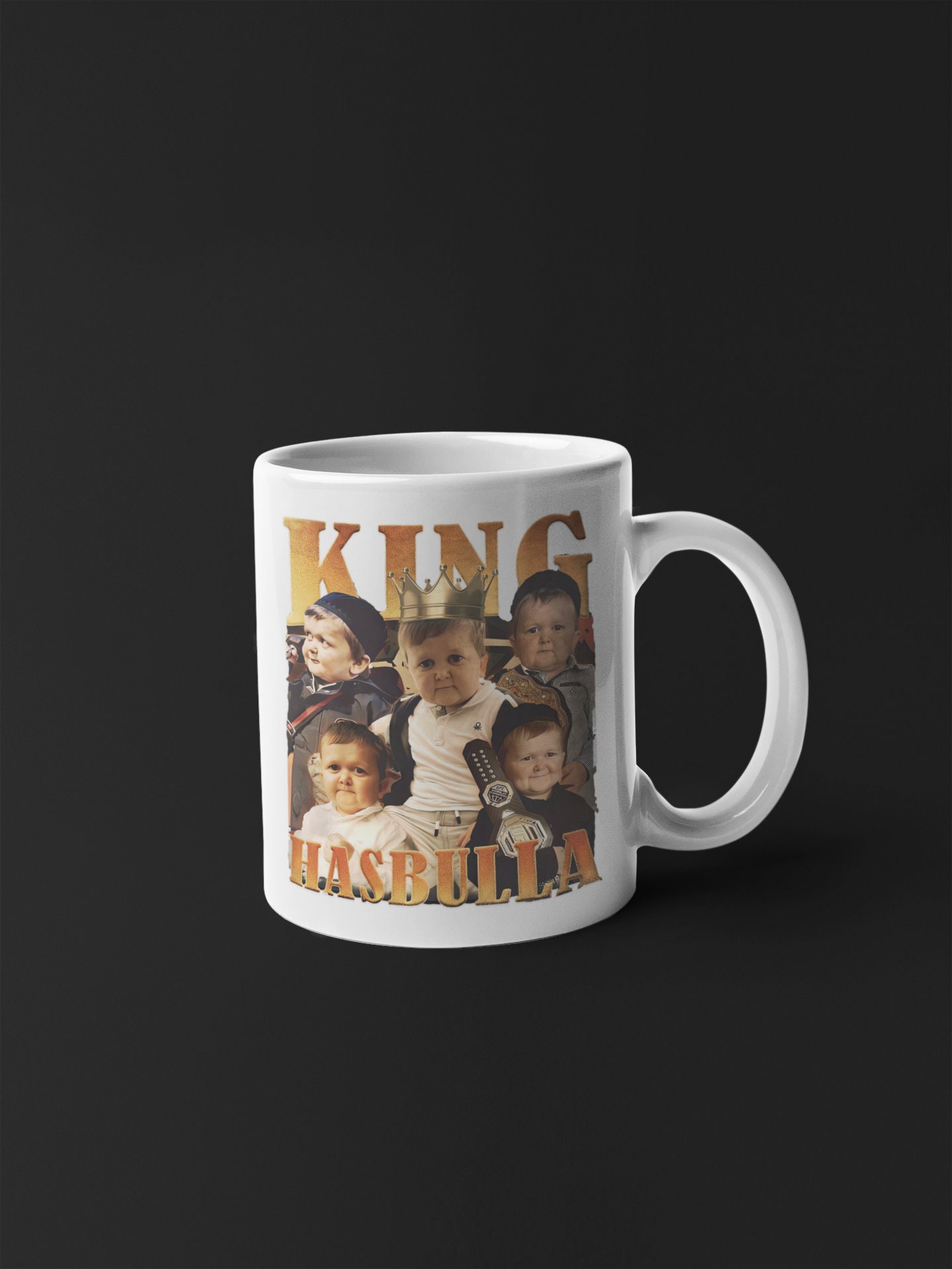 King Hasbulla Mug, Funny Mug, Hasbulla Fan Gift, Funny Gift for Friend ...
