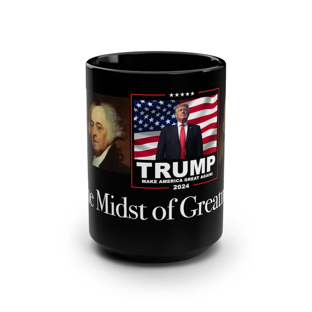 Custom TRUMP MAGA 2024 Creative Special Presidential Edition Black Mug ...