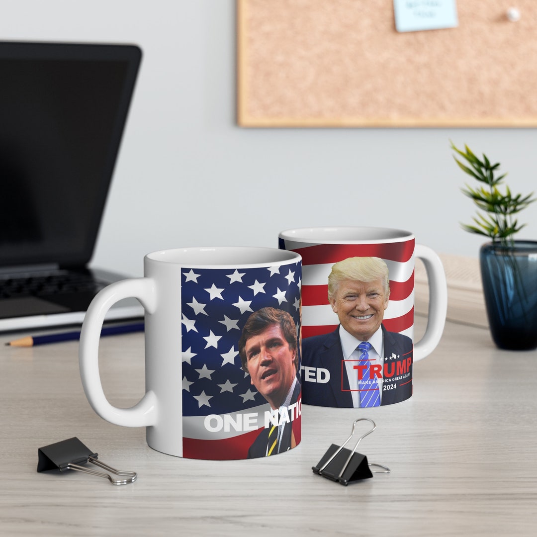 KARI Lake Mug TUCKER Mug TRUMP Mug for President Fan Gift White Coffee ...