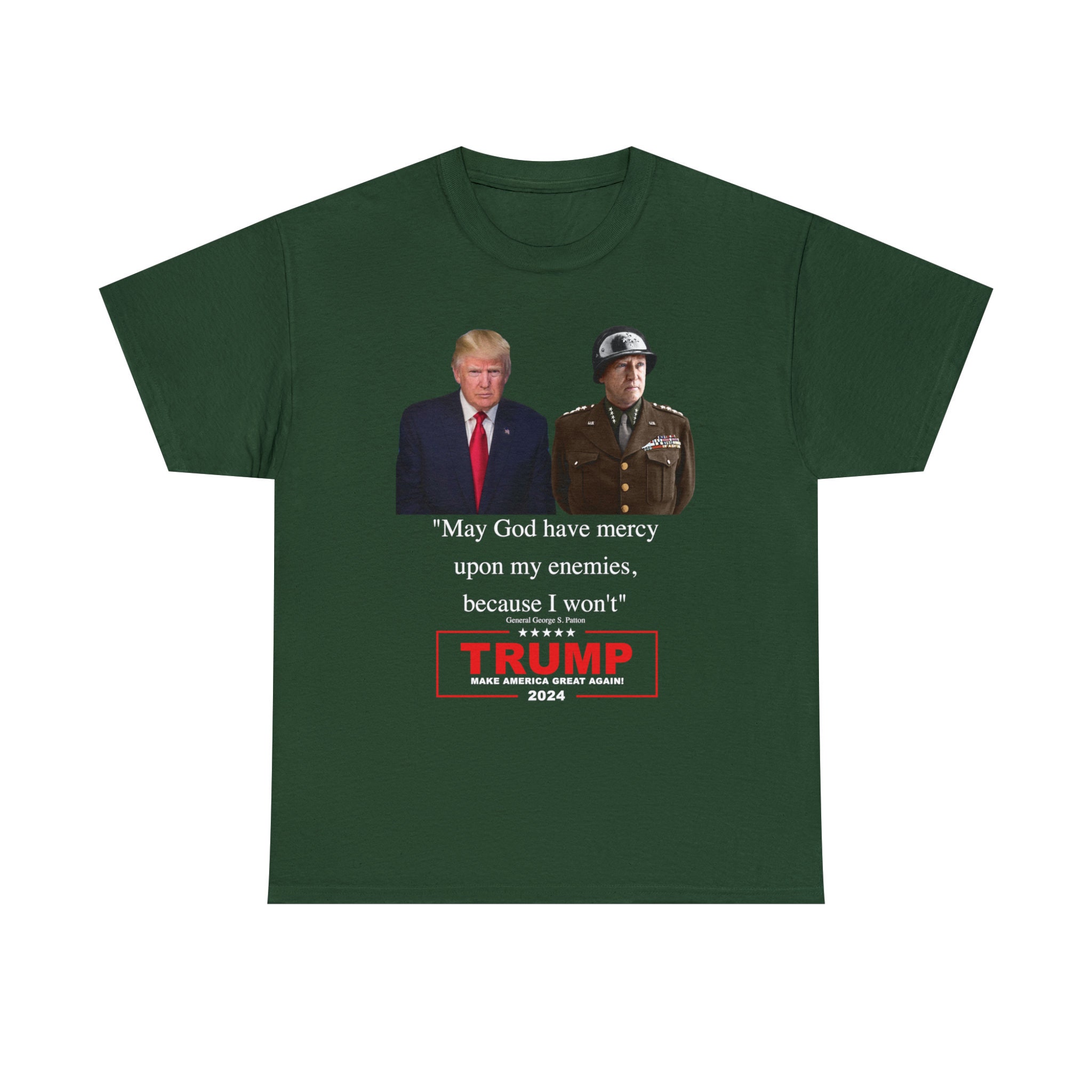 Custom TRUMP 2024 GENERAL PATTON Tee Original Tee Shirt Gift - Etsy
