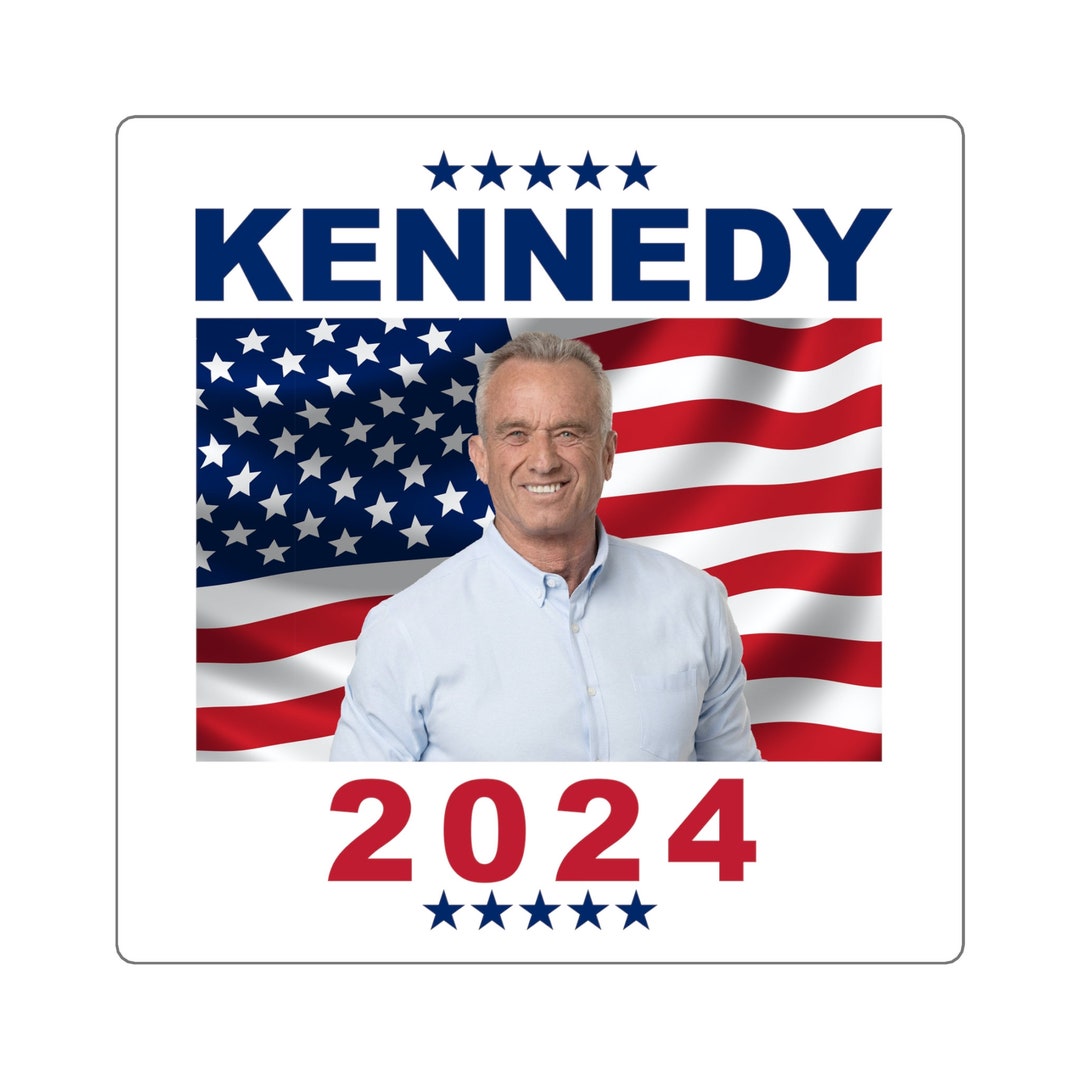 KENNEDY for President 2024 Square Stickers - Etsy