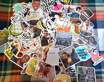 Cool Random Classic Stickers 50 Piece - Etsy