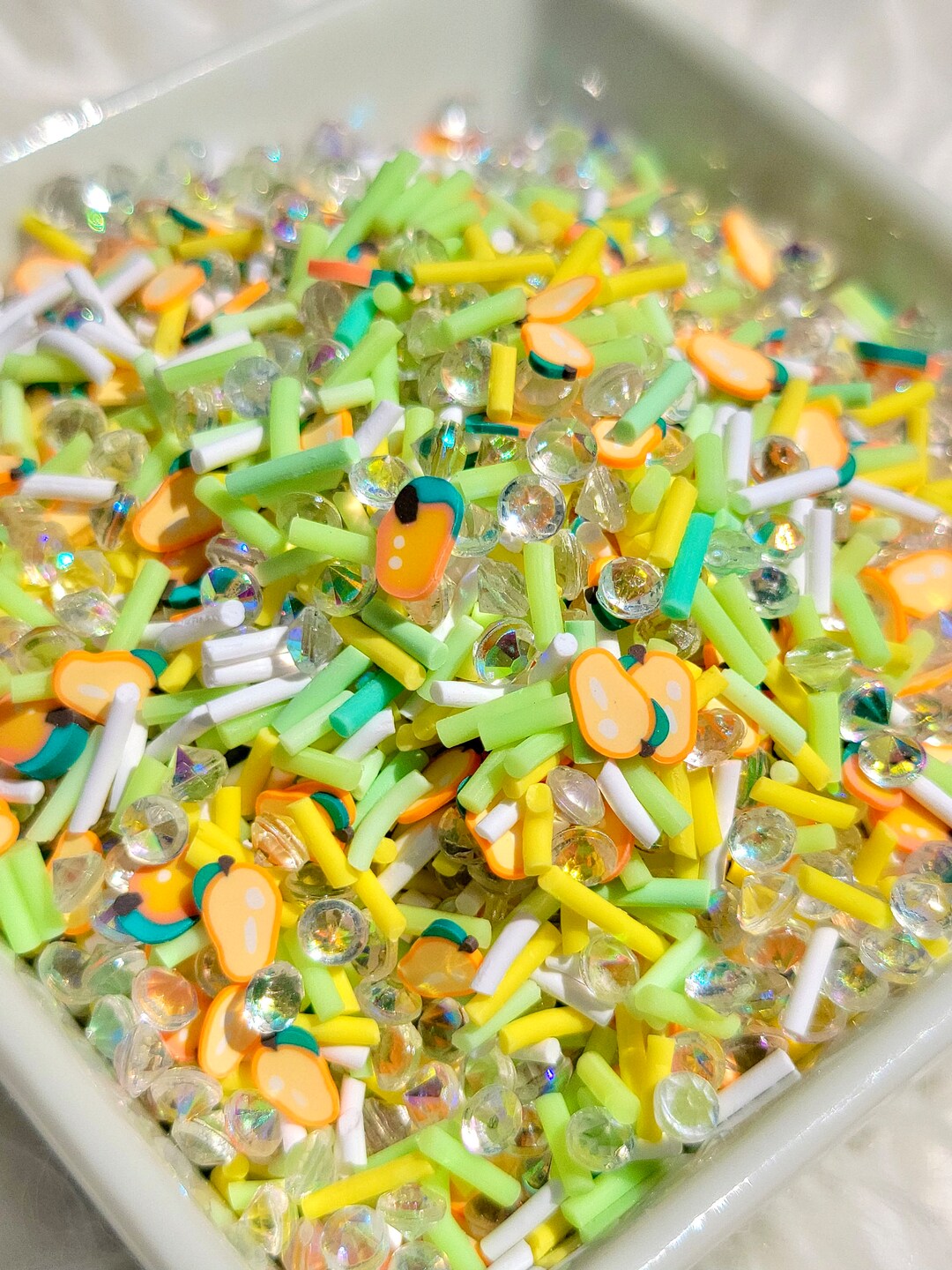 Mango Polymer Clay Slices Mix | Fruit Fimos | Fimo Mix | Polymer Clay ...