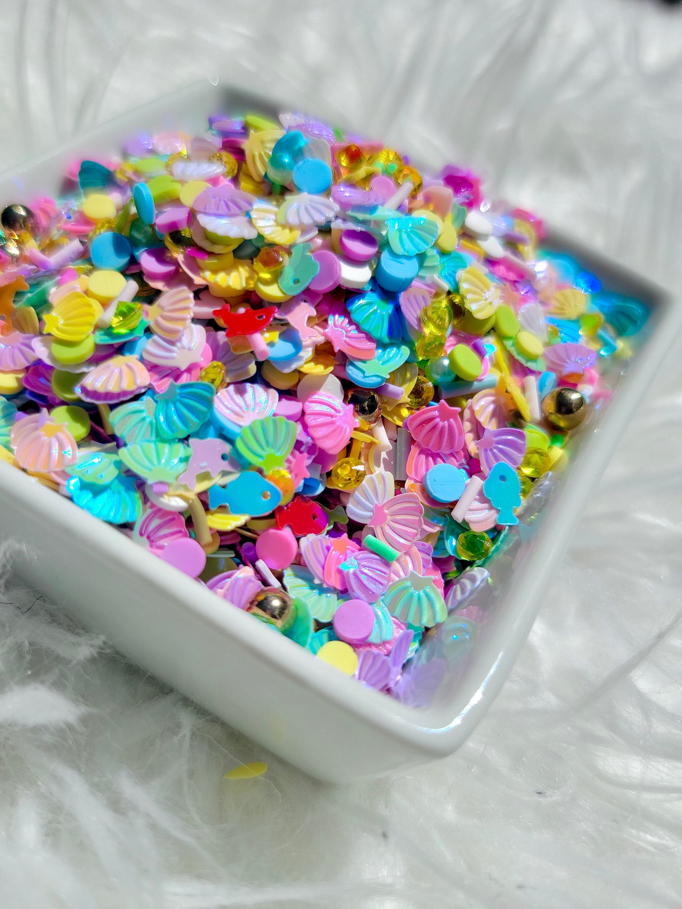 Pastel Sea Life Polymer Clay Slices Mix | Animal Fimos | Fimo Mix ...