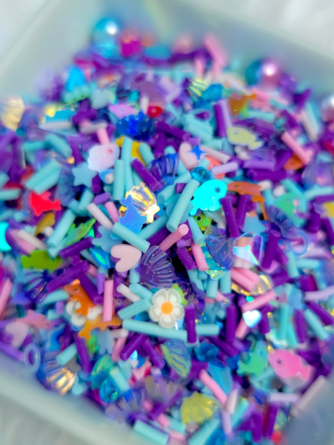 Sea Life Polymer Clay Slices Mix | Animal Fimos | Fimo Mix | Polymer ...