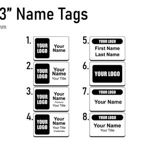 Engraved Realtor Name Tag With Logo – Custom Badge for Real Estate ...